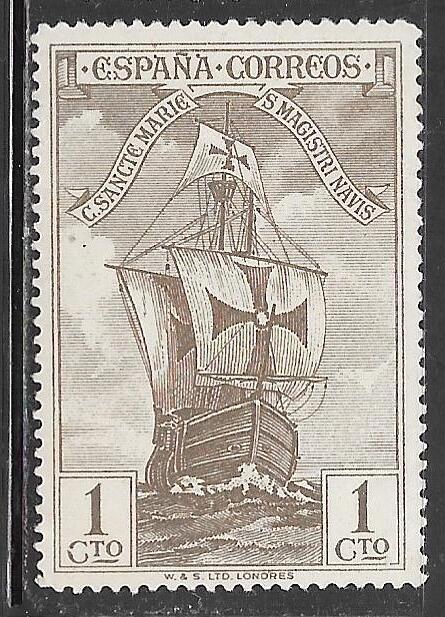 Spain 418: 1c Bow of Santa Maria, MH, F-VF | Europe - Spain & Colonies ...