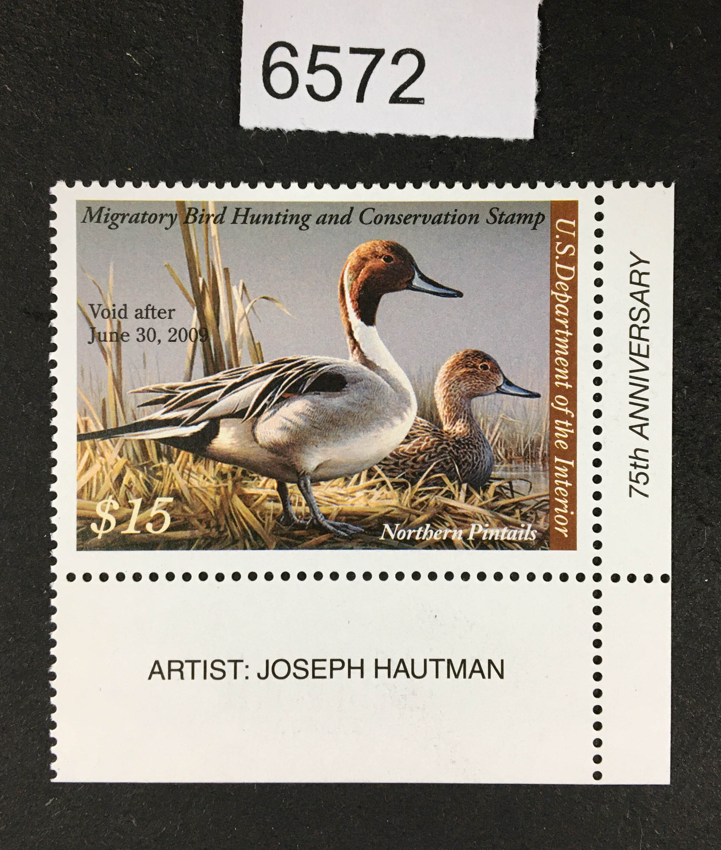 US # Rw75 Mint OG NH XF Plate Single Post Office Fresh Choice LOT #L ...