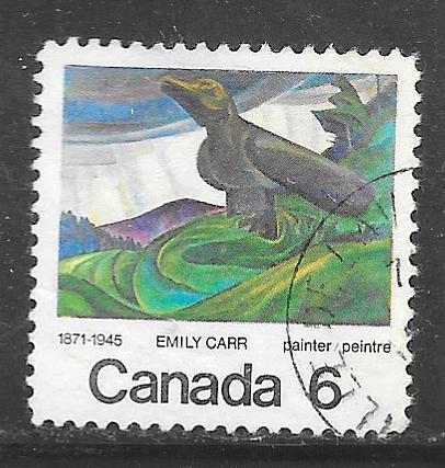 Canada 532: 6c "Big Raven" (Emily Carr), used, VF | Canada, General ...