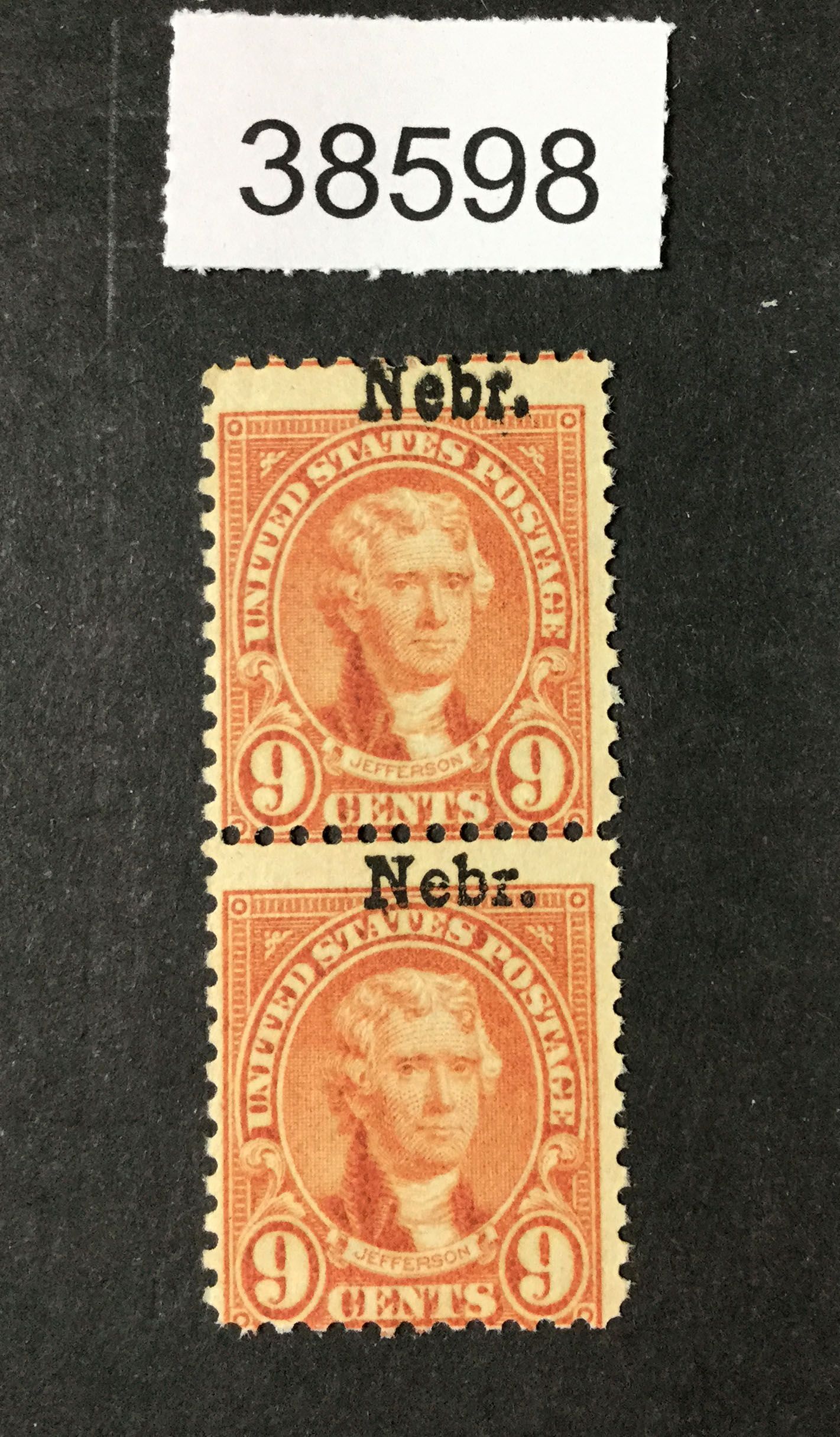US Stamps #678 VAR. Mint OG NH Block Overprint Shift LOT #38598 ...