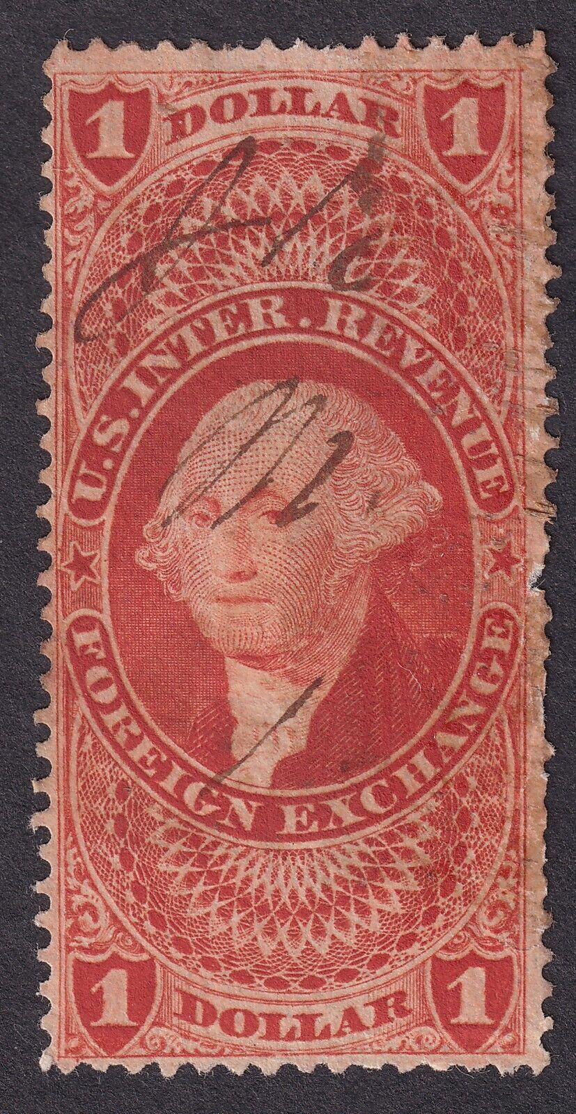 US Scott R68c $1.00 Foreign Exchange Revenue Stamp Used Lot US236 ...