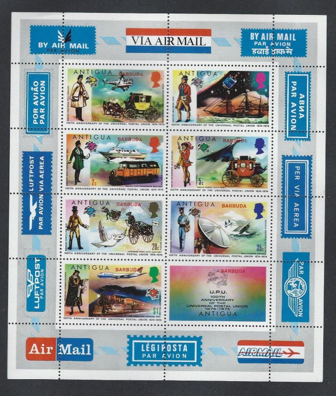 Barbuda souvenir sheet mnh SC 155 | Caribbean - Antigua, General Issue Stamp / HipStamp
