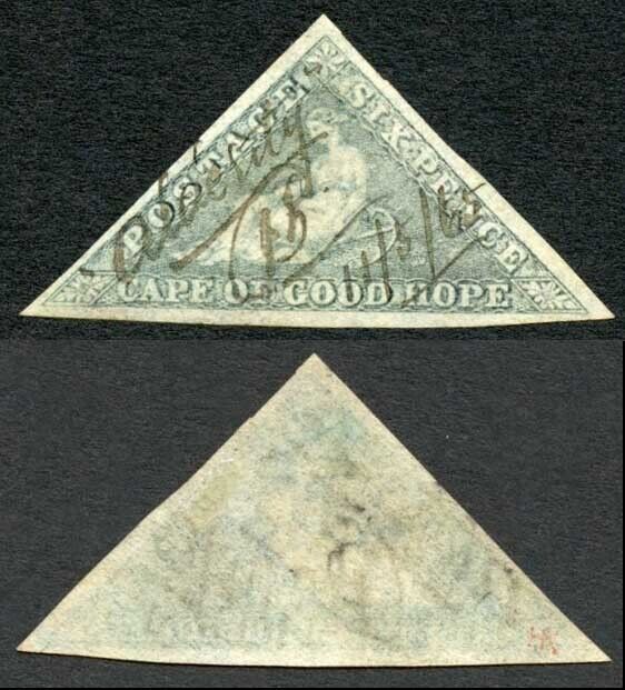 COGH SG7b 6d Deep Rose-lilac Fine 3 margins Manuscript Cancel Cat 400 ...