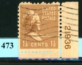 PKStamps - USA - 805 - Used - Plate Number Single #20-473 | United ...
