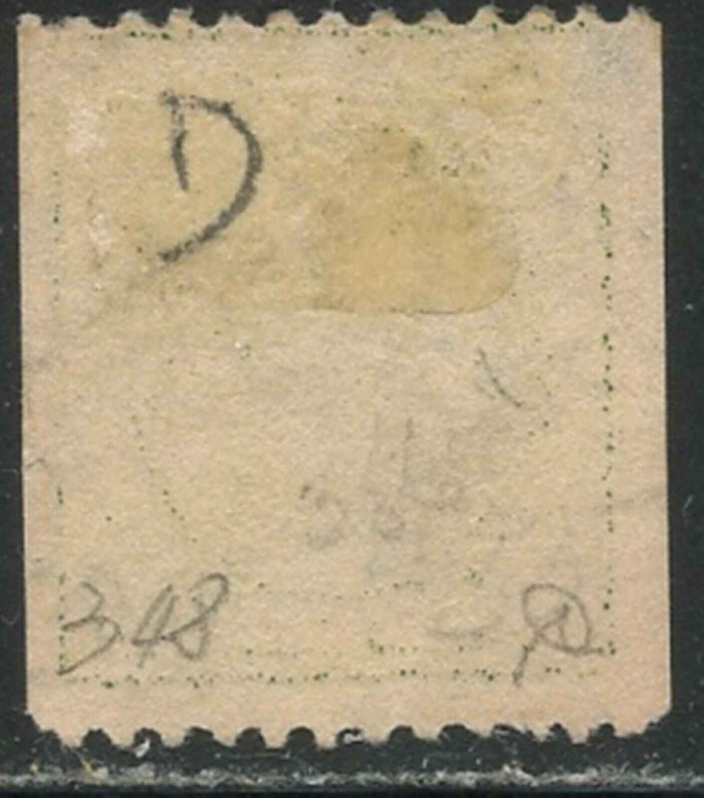 US Sc#348 1908-10 1c Perf 12 Horiz Coil DL Watermark 191 Used Read ...