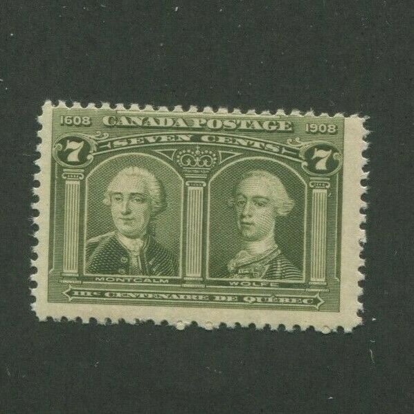 1908 Canada Postage Stamp #100 Mint Never Hinged Fine / HipStamp