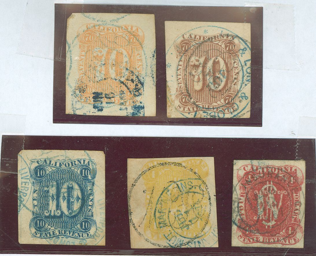United States #CA Single | United States, Revenues Stamp / HipStamp