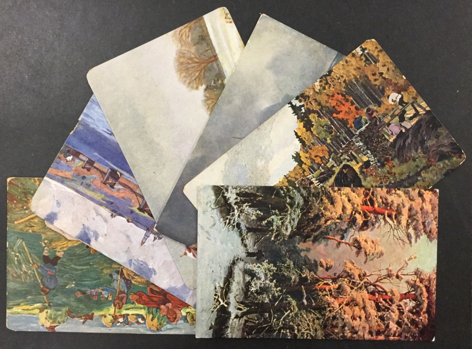 IMPERIAL RUSSIA vintage Postcard collection of 6 different cards. (BJS ...