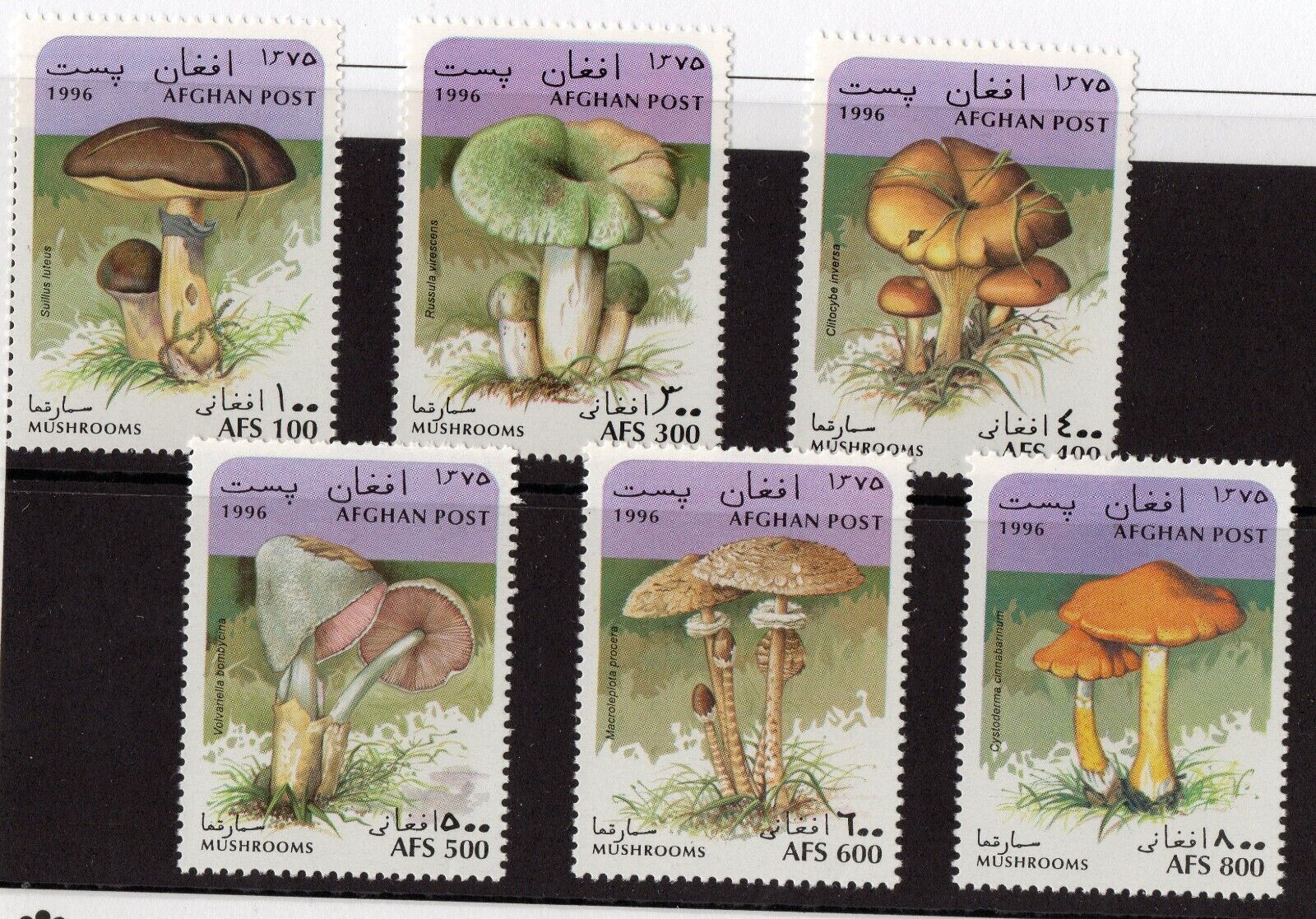 Thematic Stamps - Afghanistan - Fungi - Choose from dropdown menu ...