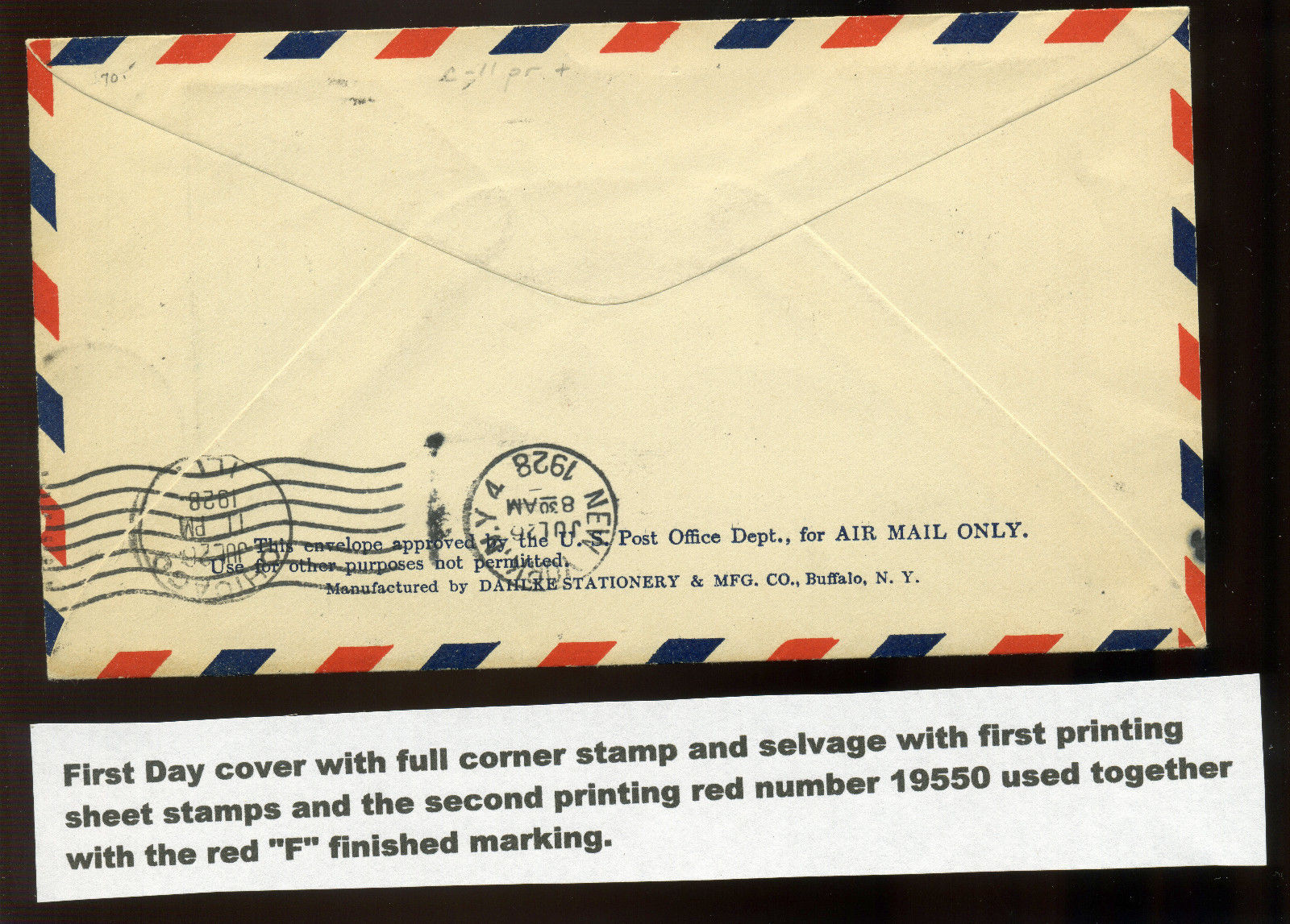 Scott #C11 Plate # Pair on FDC First Day Cover to Chicago (Stock #C11 ...