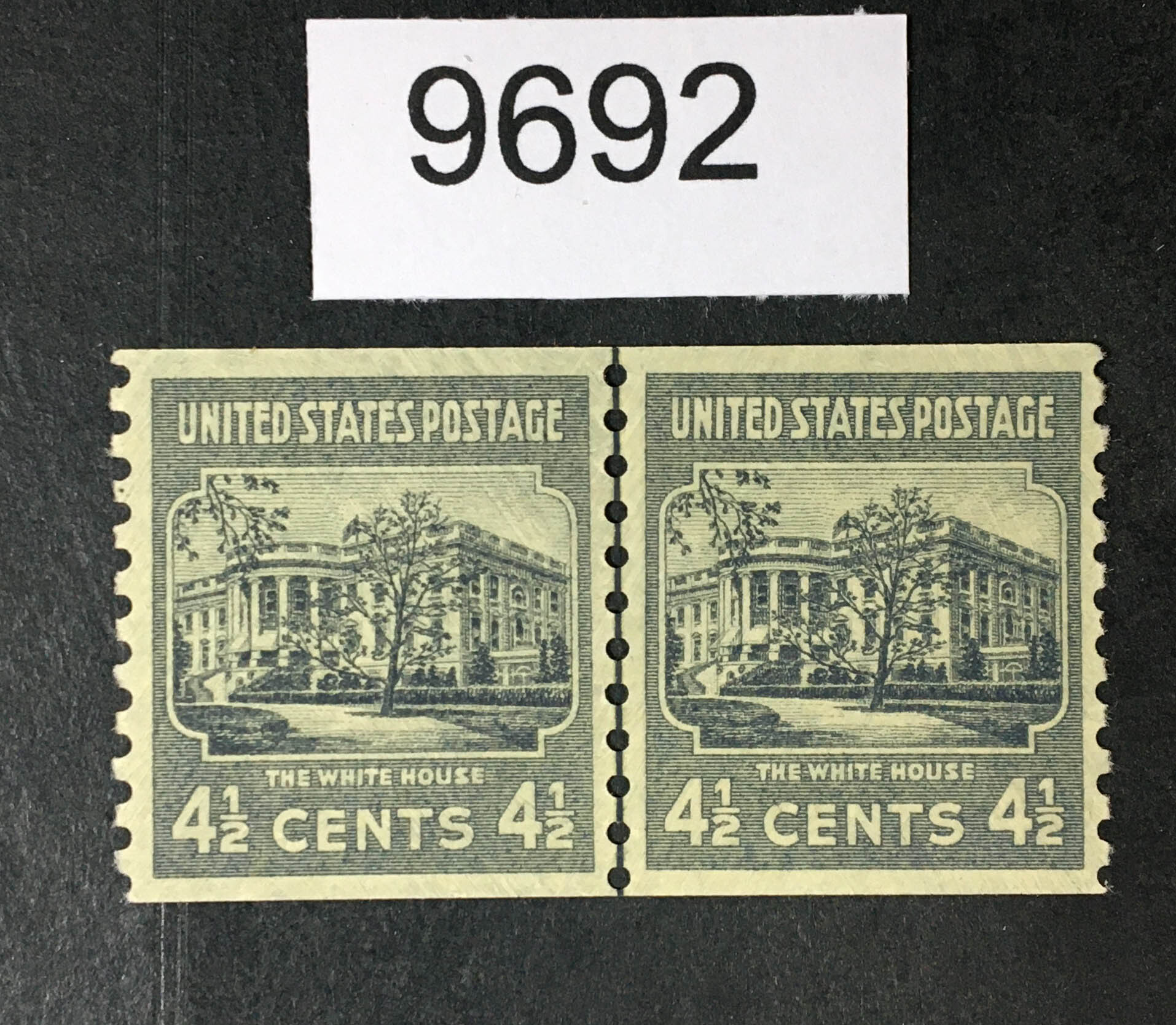 US Stamps # 844 Line Pair Mint OG NH CAT. $ LOT #9692 | United States ...