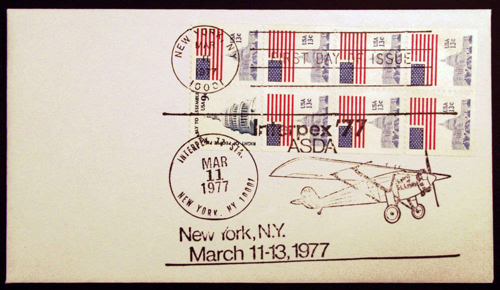 1623a Booklet Pane of 8 1977 Rare First Day Cover | United States ...