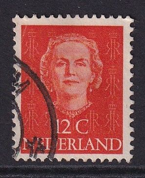 Netherlands #309 used 1949 Queen Juliana 12c orange red | Europe ...