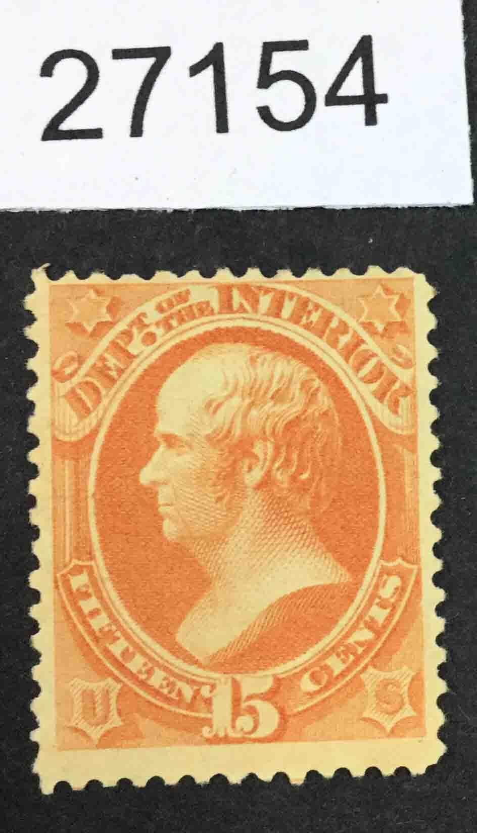 US Stamps #O21 Unused LOT #27154 | United States, Officials Stamp ...