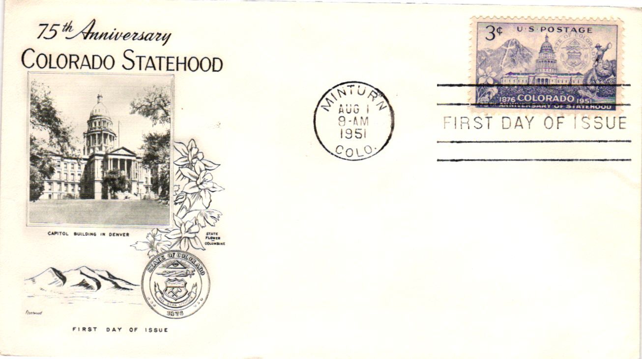 #1001 Colorado Statehood – Fleetwood Cachet SC22 | United States ...
