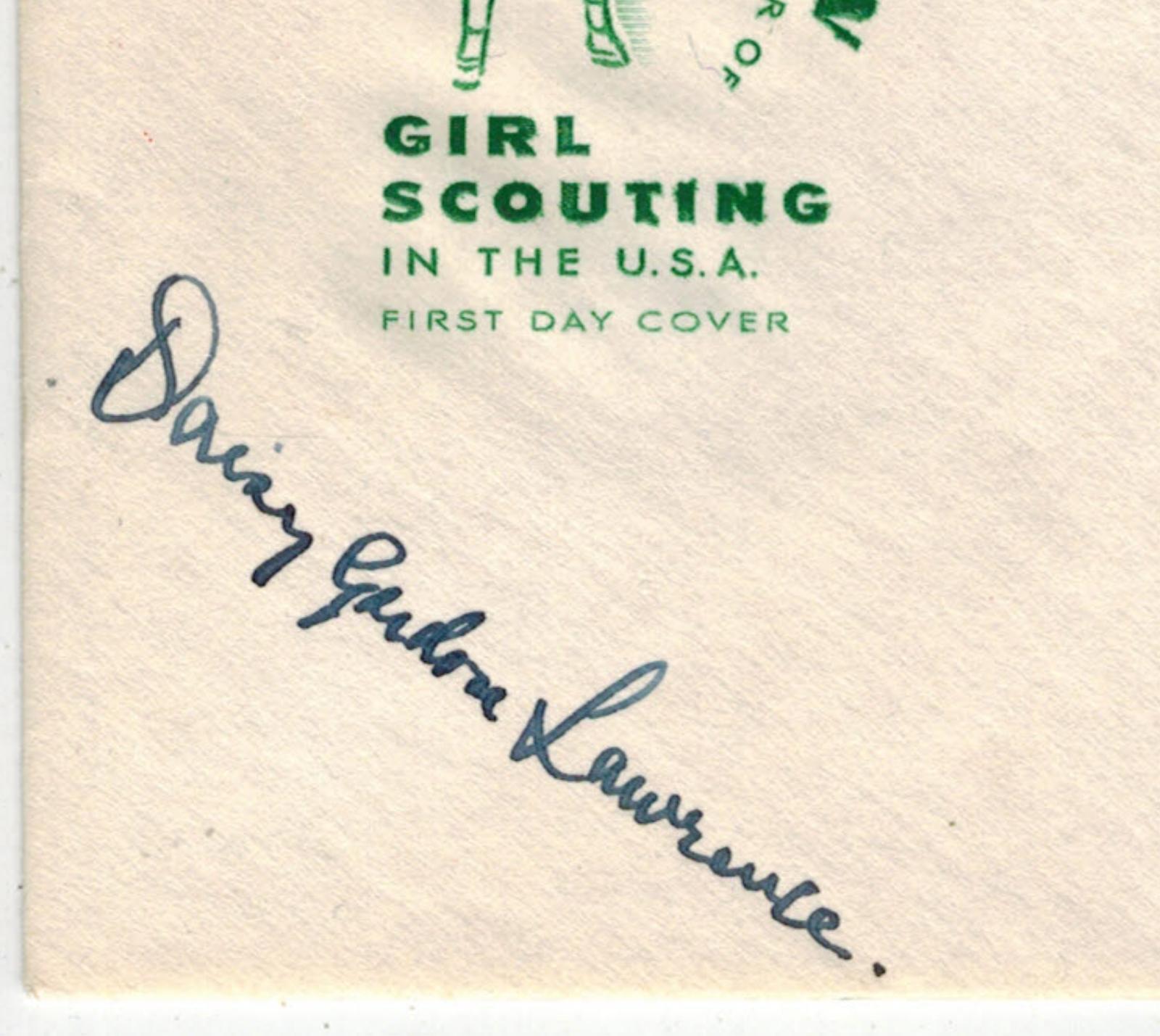 974 FDC Signed Daisy Gordon Lawrence the 1st Girl Scout in 1912 ...