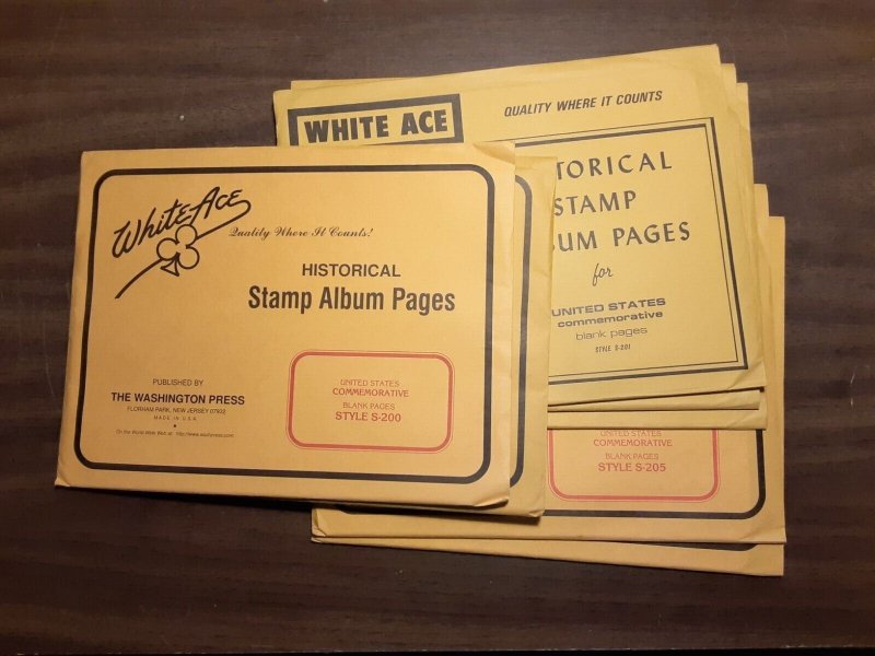 White Ace: Comm. Blank Pages S-200X2 + S-201X3 & S-205X2 | Publications ...