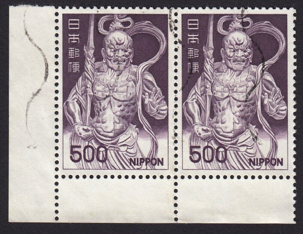 Deva King Statue = 1969 Japan = 500y CIRCA, USED PAIR, Left [W01 ...