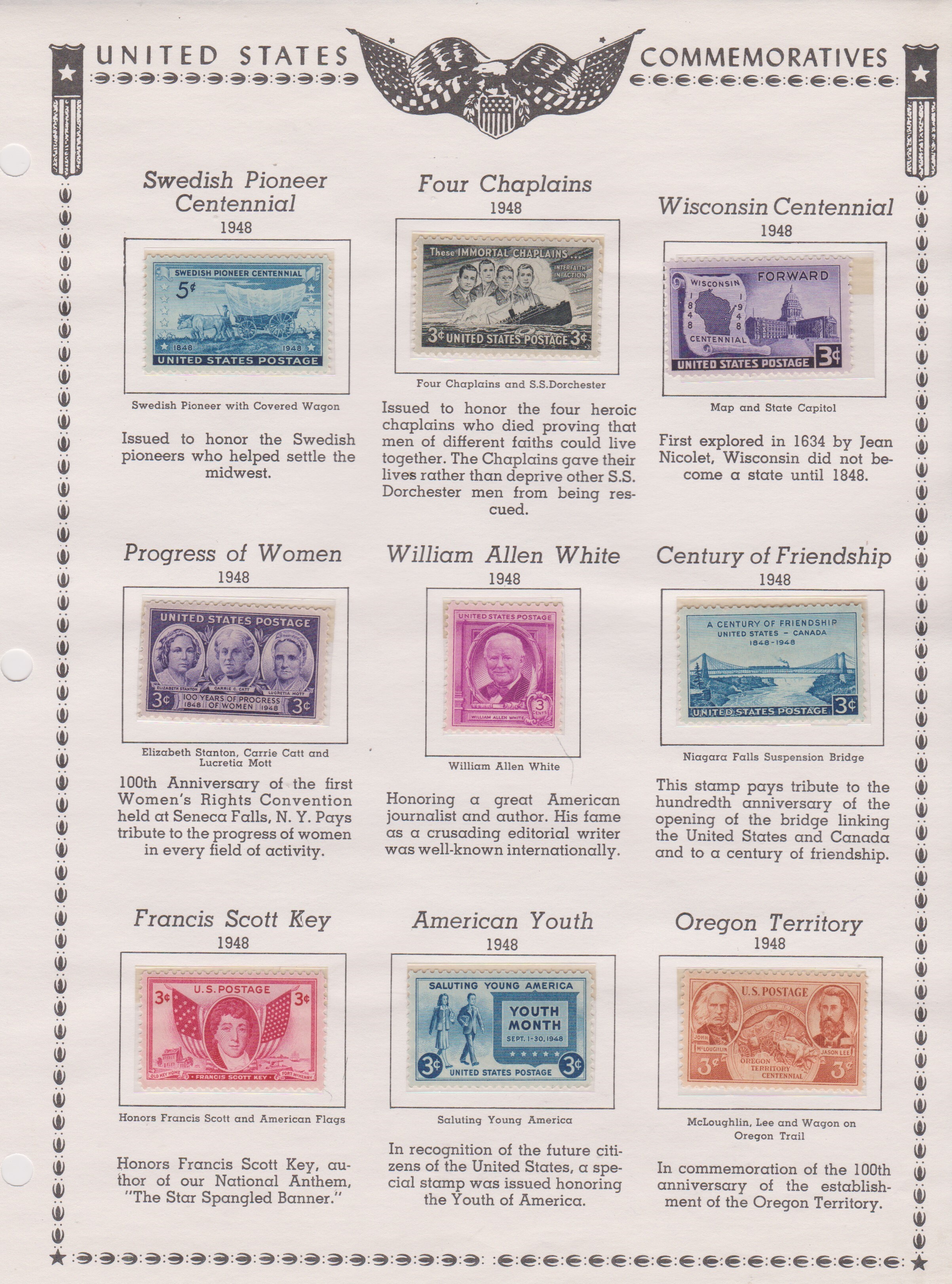 Americas U.S. Postal Stamps, #945/972 Range from/to | United States ...