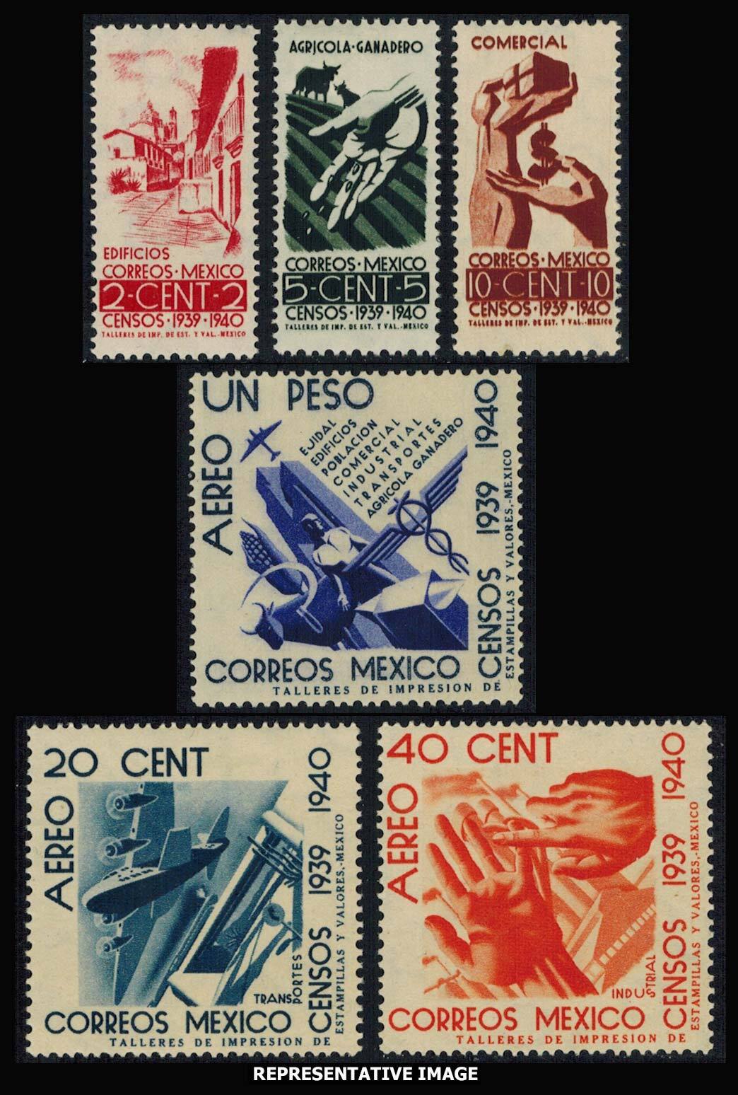 Mexico Scott 751-753, C100-C102 Mint never hinged. | Central & South ...