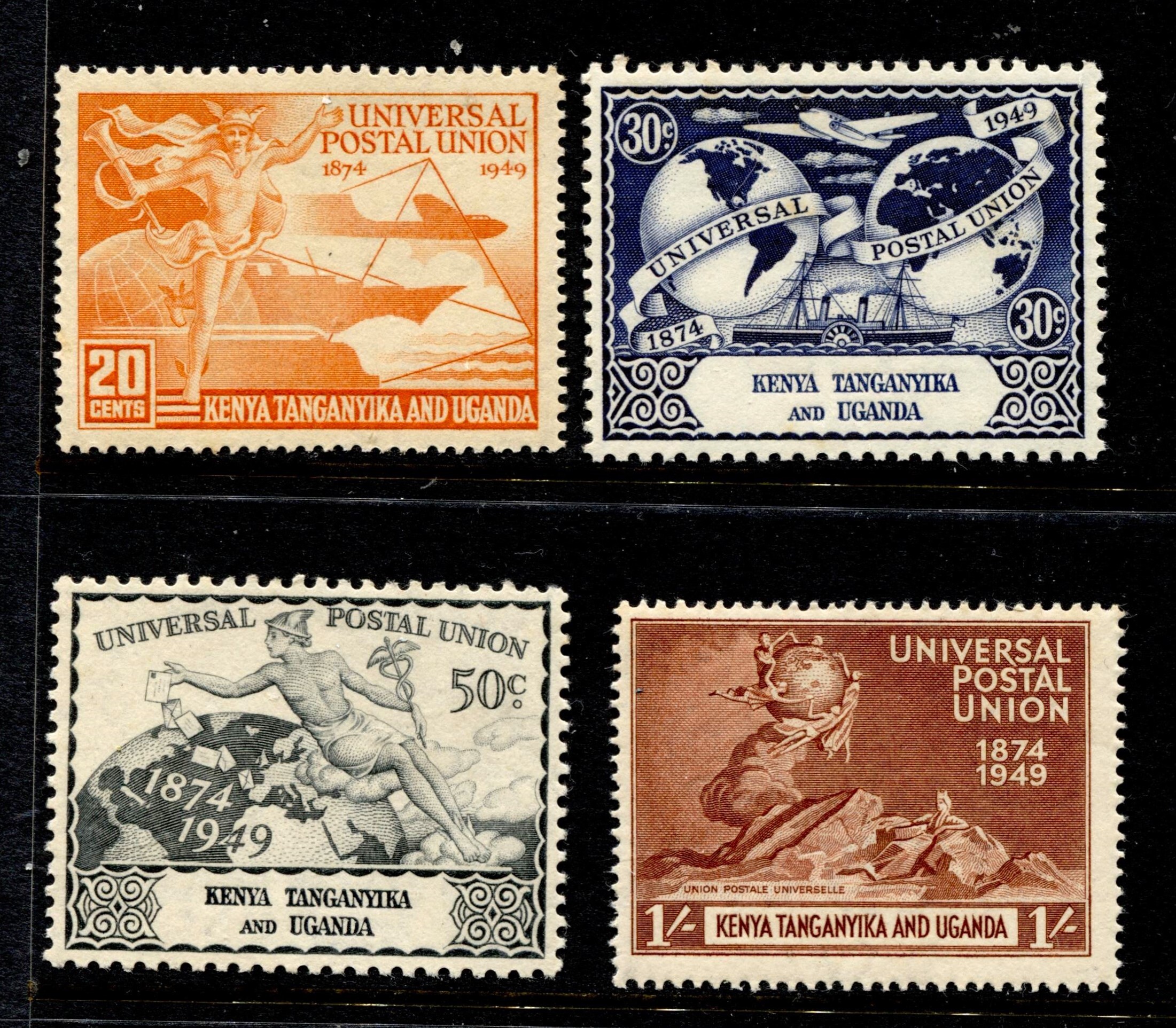 KUT Stamp #94-97 Mint OG NH VF SET of 4 - UPU | Africa - British East ...