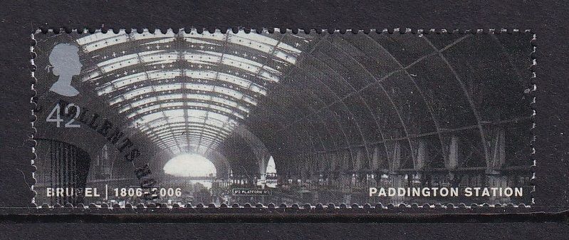 Great Britain #2355 used 2006 engineering projects of Burma 42p station ...