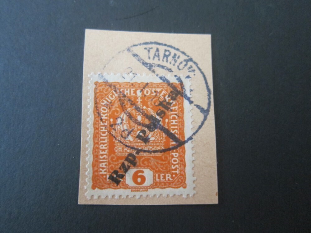 Poland 1919 Austrian Newspaper Overprinted cutdown Stock #19189 ...