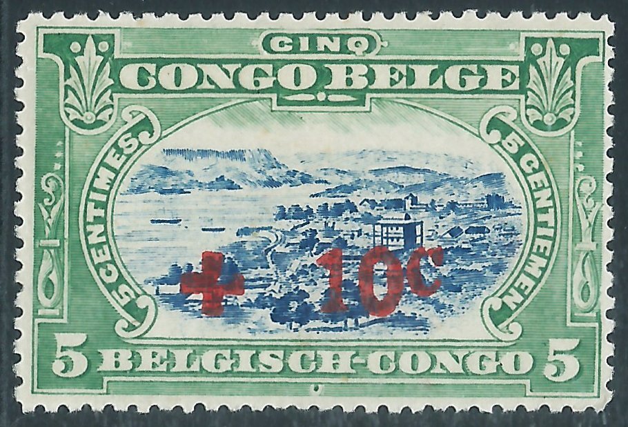 Belgian Congo, Sc #B1, 5c + 10c, MH | Europe - Belgium & Colonies, Semi ...