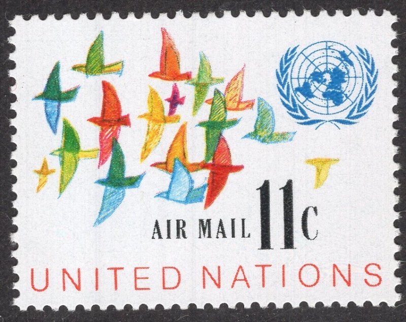 United Nations-New York Scott C16 | Worldwide - United Nations, Air ...