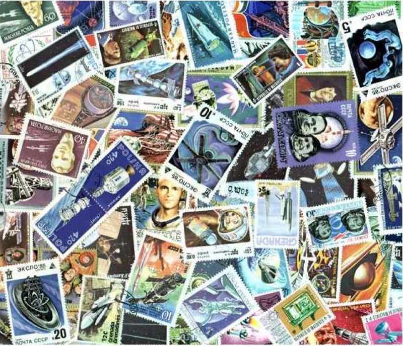 Space Stamp Collection - 1,000 Different stamps | Worldwide - Other ...