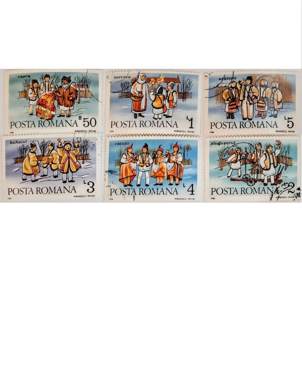 Romanian Postal Stamps 1986 50B - 5L Traditions | Worldwide - Other ...
