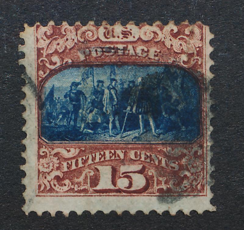 United States (Us) 119 Used Avg-Fine 15c Type II Framed 1869 Issue ...