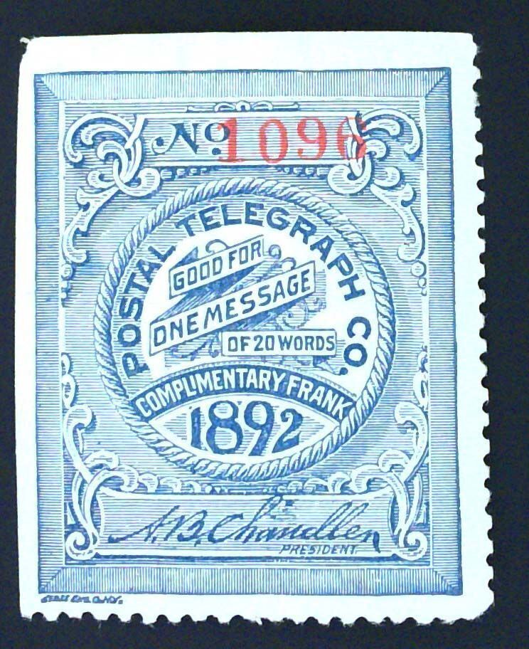 Scott #15T5 - Blue Gray - OG HR - Telegraph Stamp - 1892 | United ...