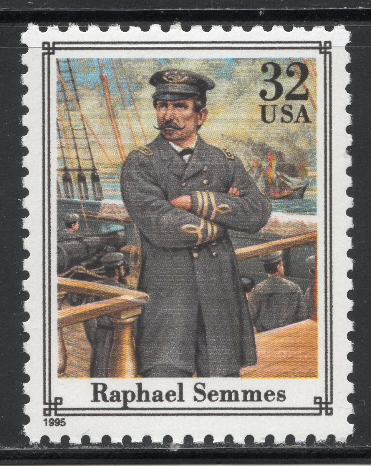 2975i * Raphael Semmes ** Civil WAR * Navy Officer * U.S. Postage Stamp ...
