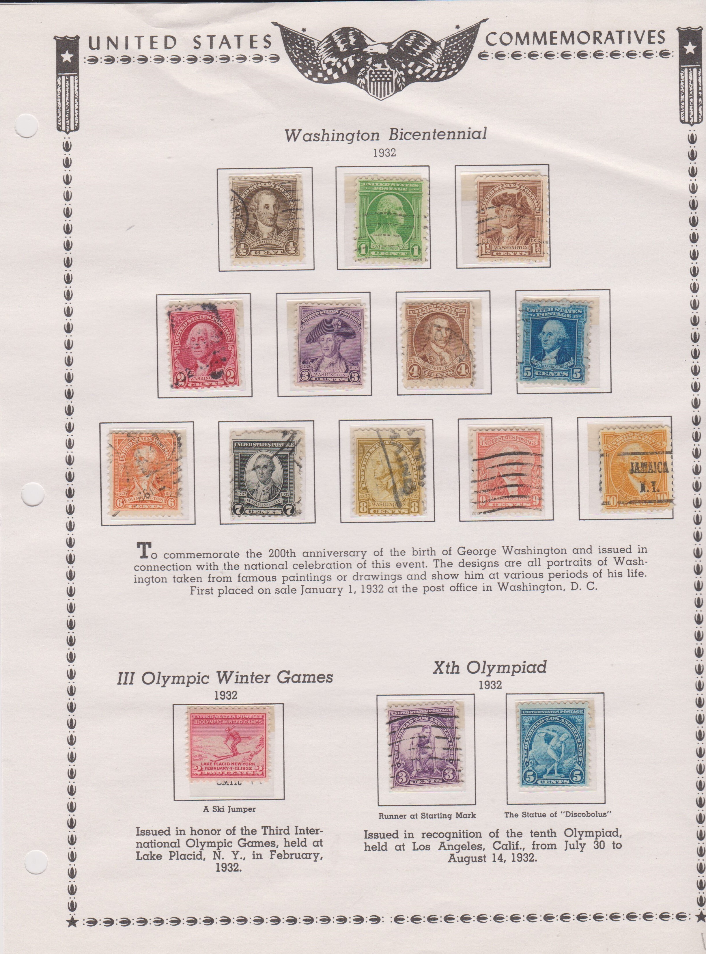 Americas U.S. Postal Stamps, #704/739 range from/to | United States ...