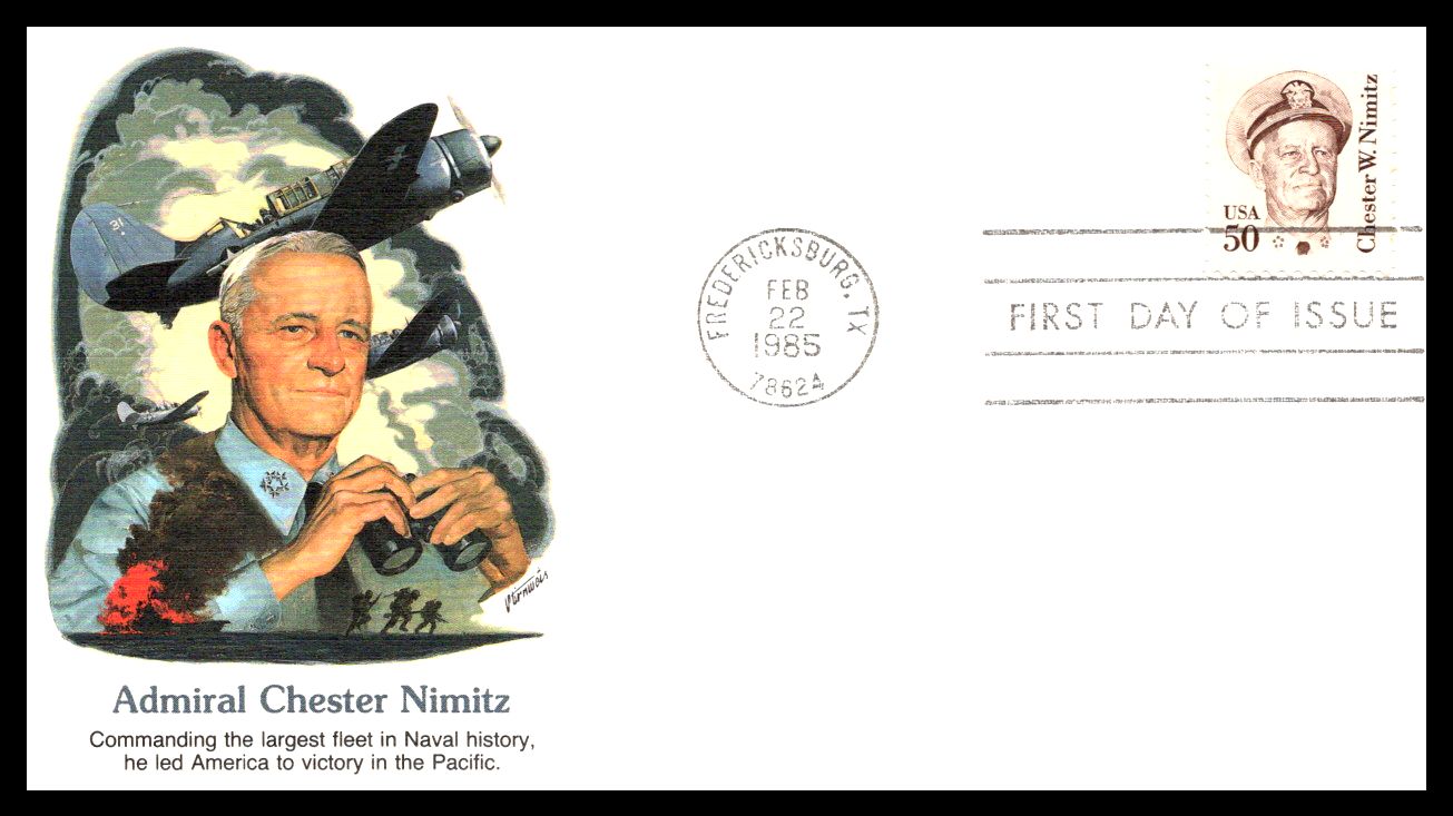 #1869 Charles W. Nimitz - Fleetwood Cachet | United States, General ...