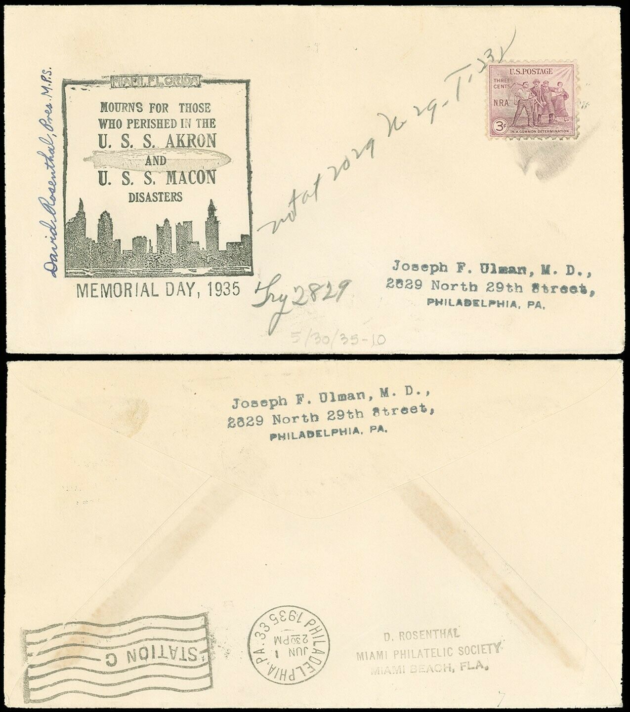 5/30/35 Opa Locka, Miami FL Mourns for Those Perished Macon, D ...