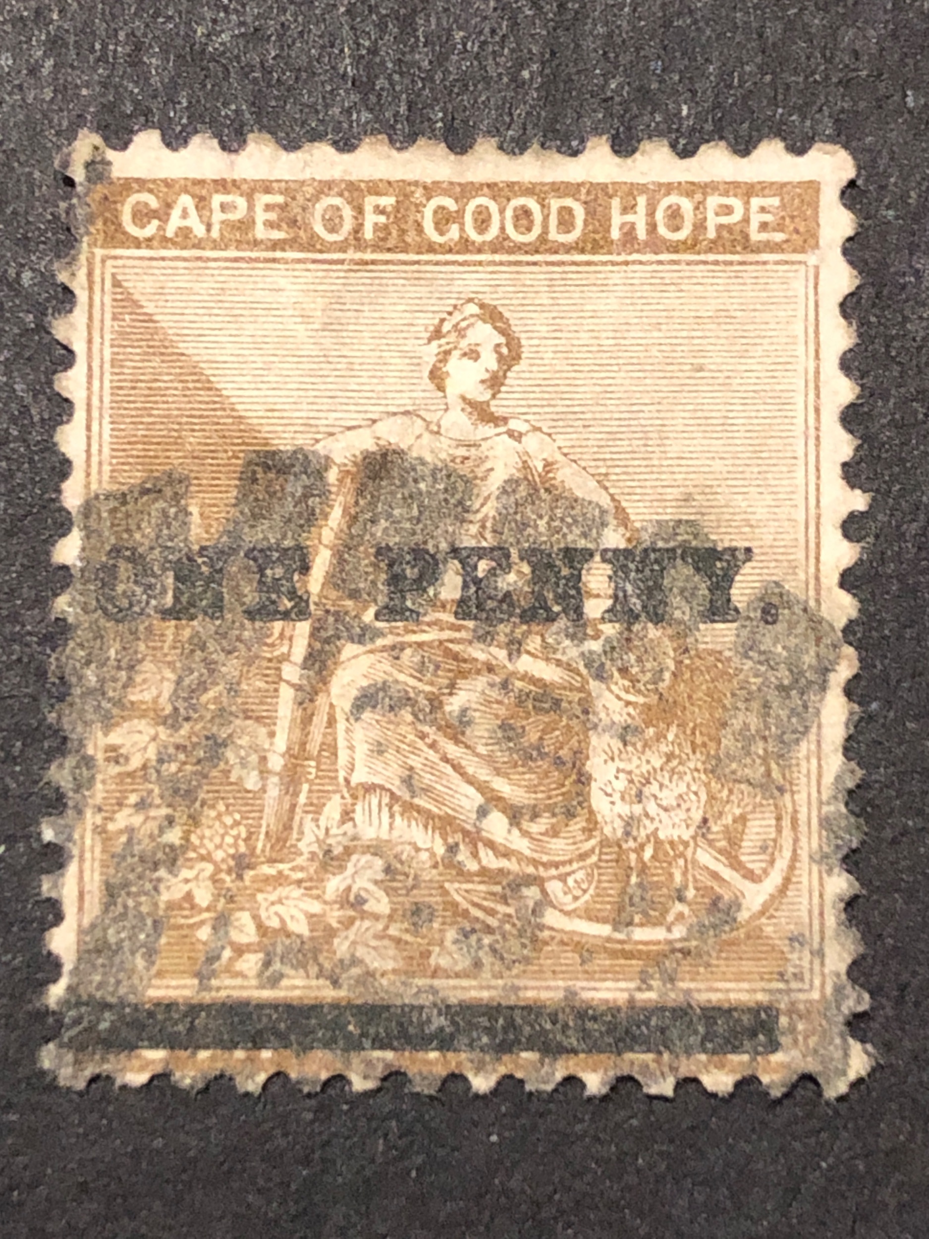 Cape of Good Hope postage, stamp mix good perf. Nice colour used stamp ...