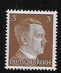 Germany 507 3pf Hitler single MNH | Europe - Germany & Colonies ...