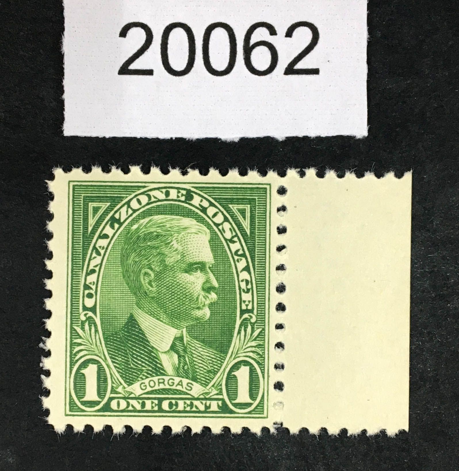 US Stamps Canal Zone # 105 WET Ptinting Mint OG NH $ LOT #20062 ...