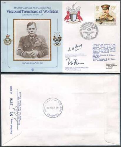 CDM1 RAF COMMANDERS SERIES Viscount Trenchard Air Vice Marshal Macey (I ...