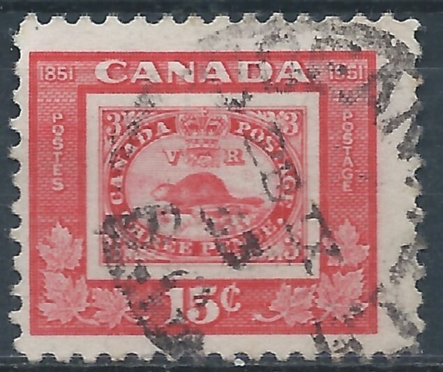Canada 1951 - 15c Canadian Stamp Centenary - SG439 used | Canada ...