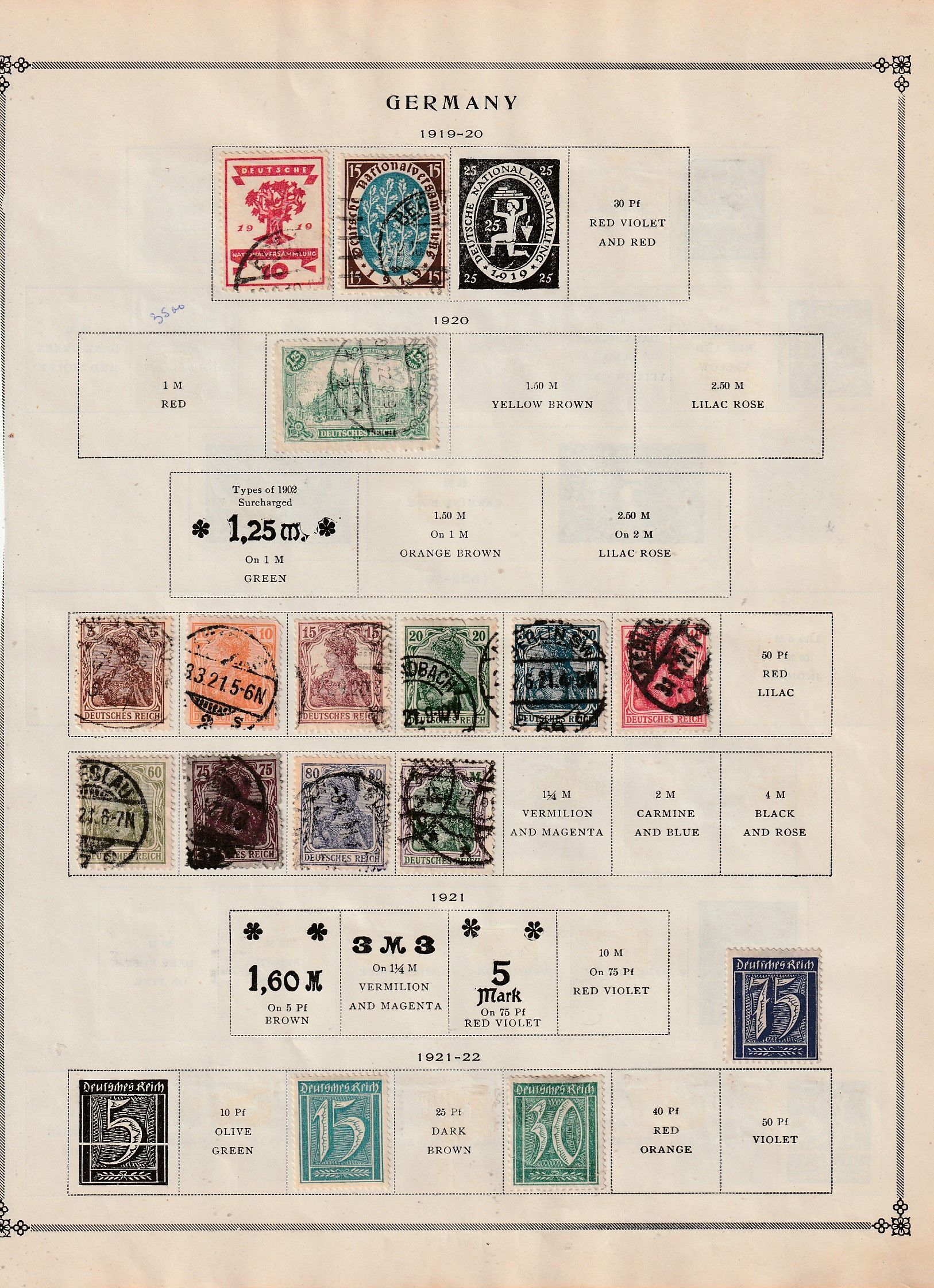 Germany Collection - 12 Scans. All the stamps are in the scans ...