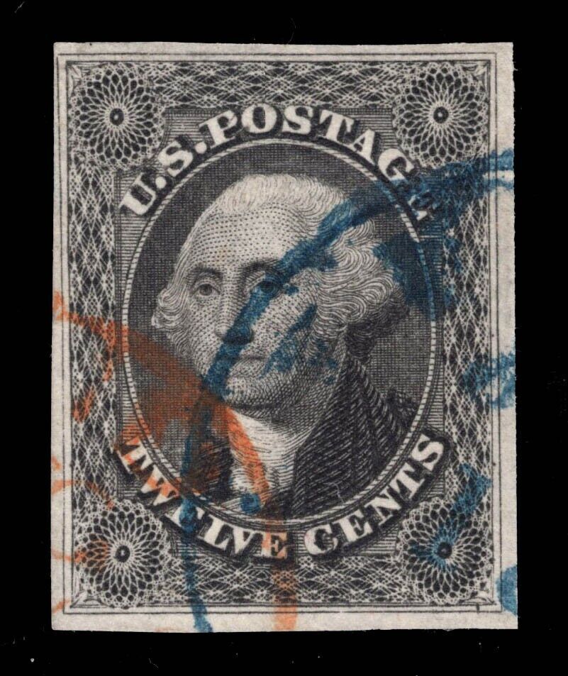 US Stamps #17 Blue & Orange Used XF PF Cert EX. Wade Saadi LOT #94070 ...