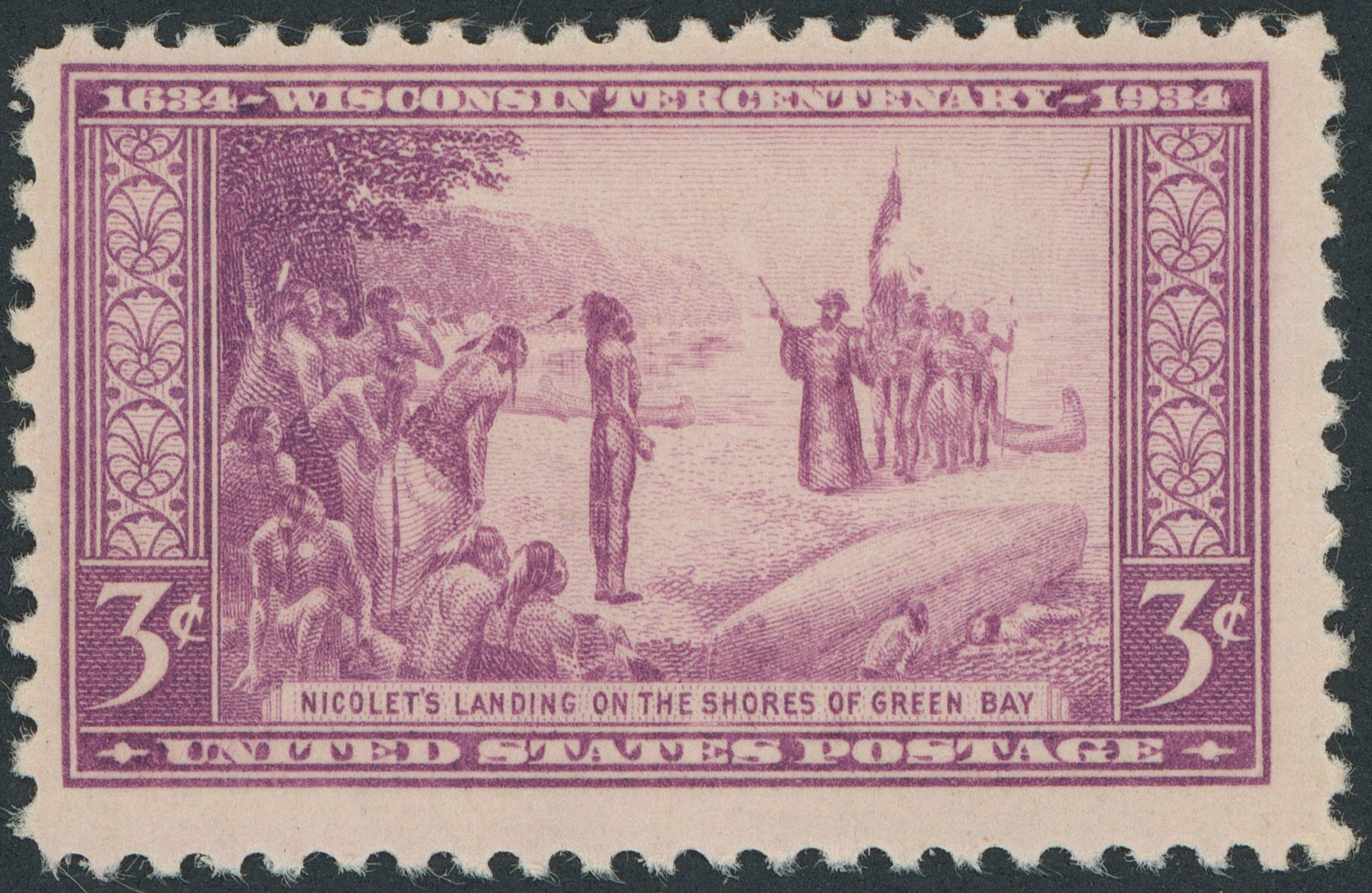 US 739 Wisconsin Tercentenary Issue; MNH -- See details and scans ...