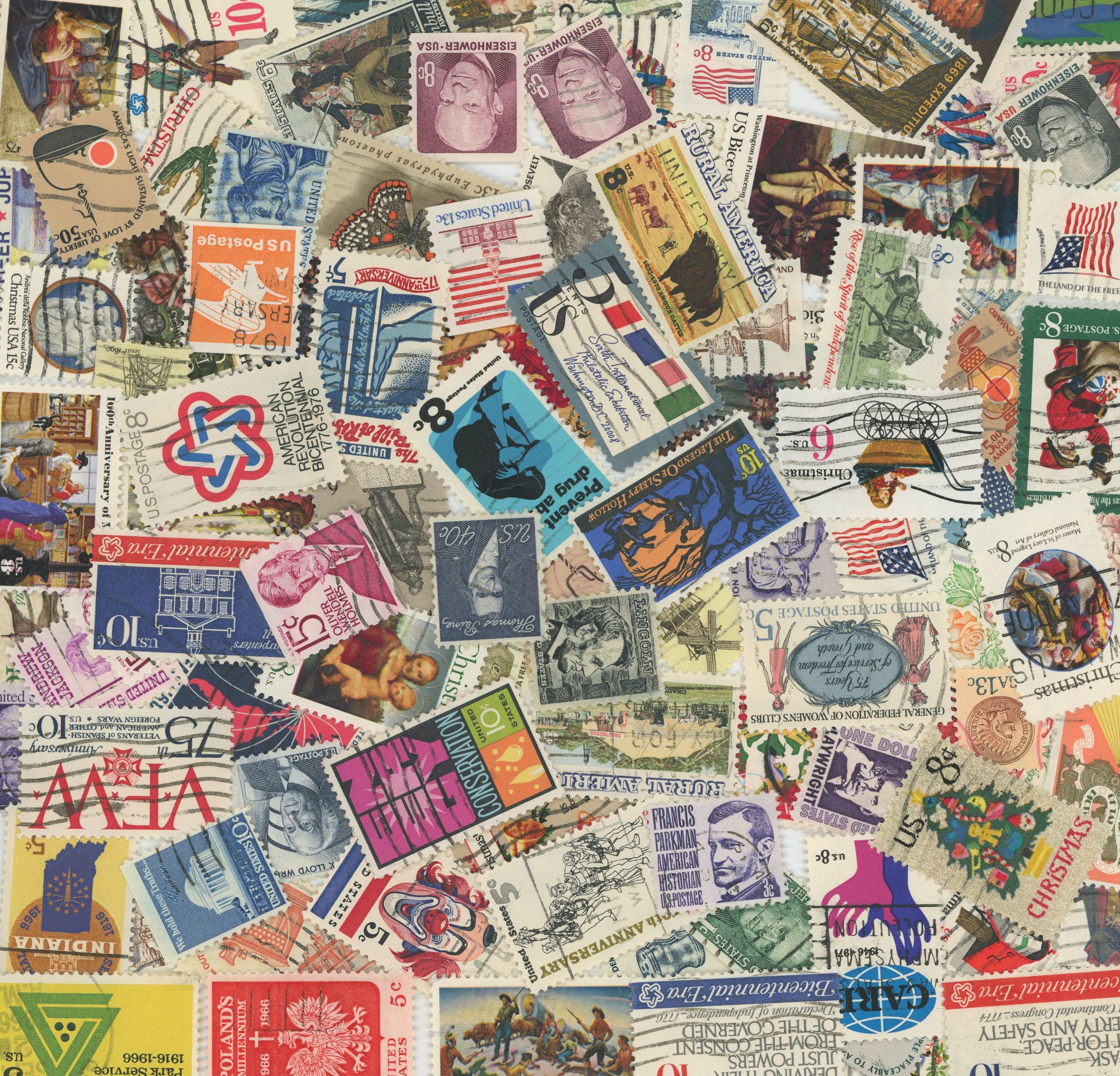 USA - 500 Different Used stamps including 100 Back of Book issues ...