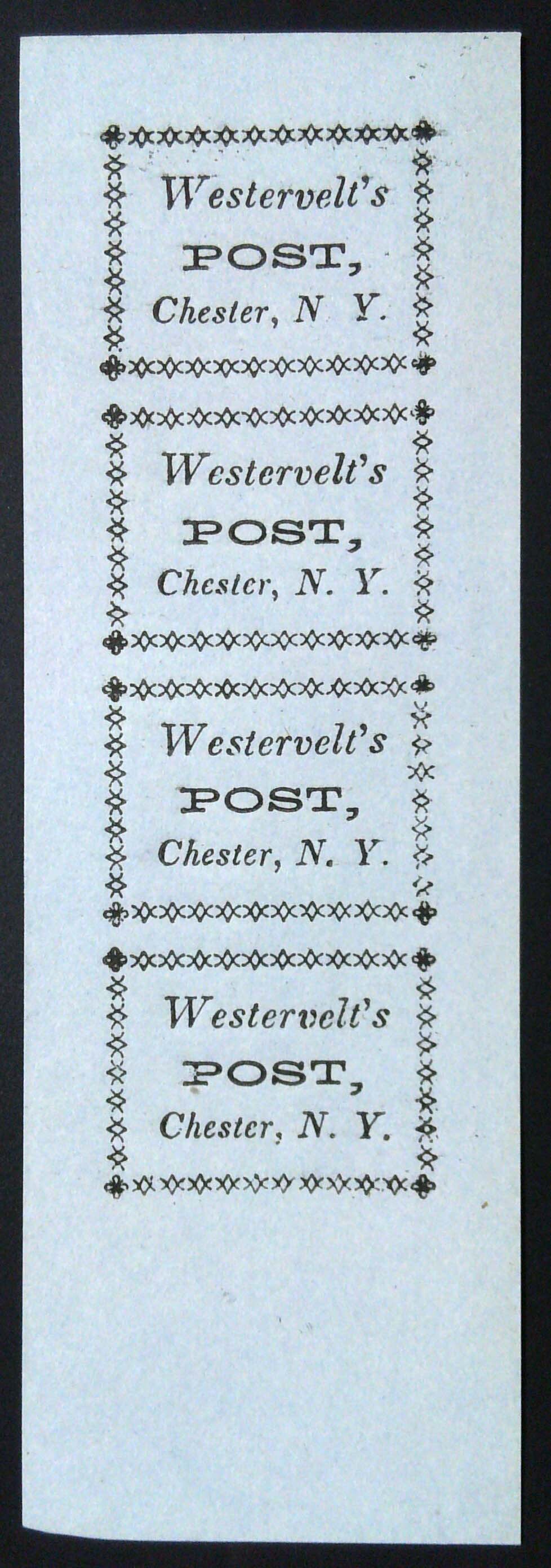 Scott#144L Local - L273 Design - Forgery A Subtype a-d - Westervelt's ...