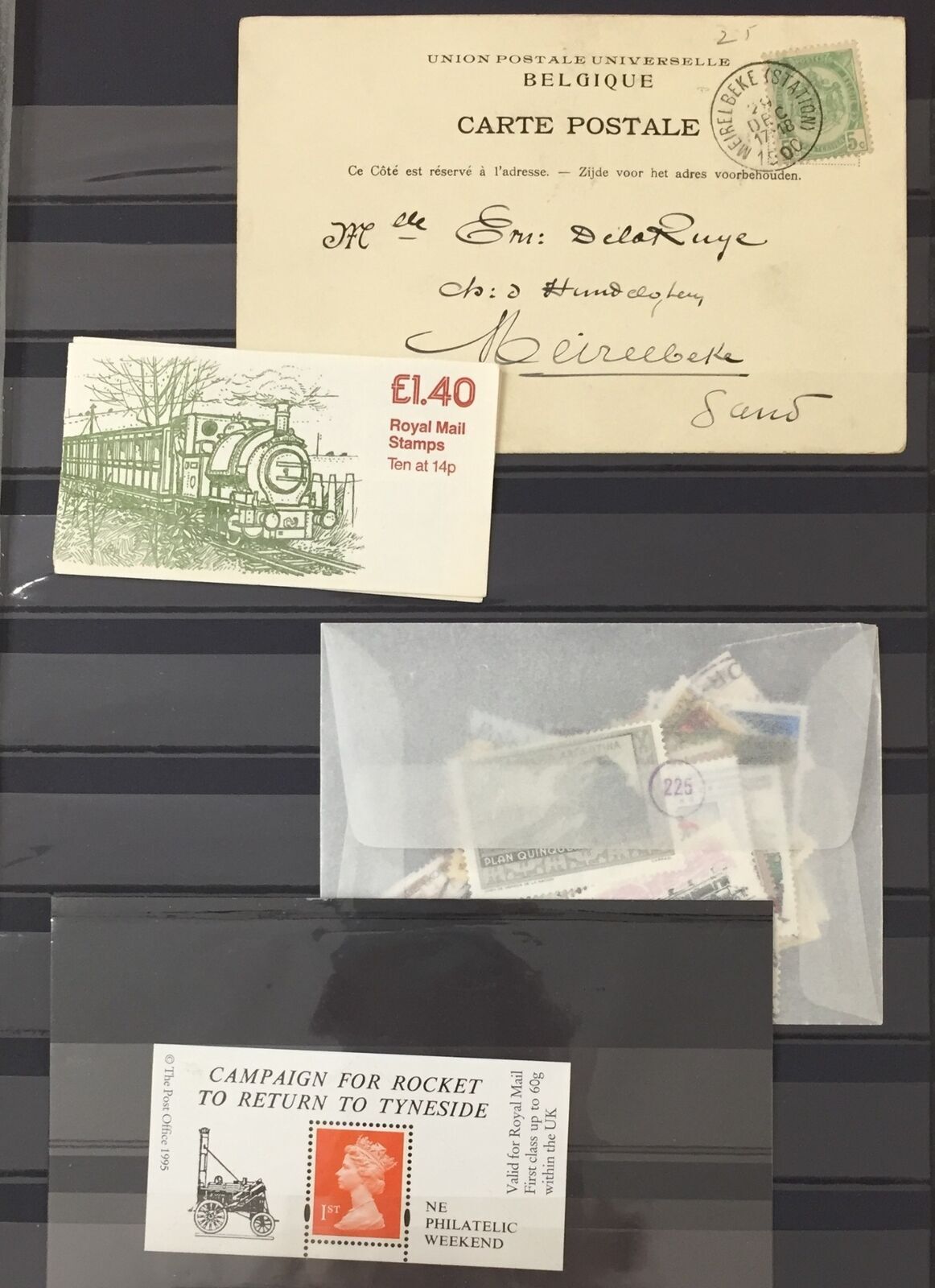 GB Trains Railways Stamps Booklets Cards Covers Packs Mixture (Apx 50 ...