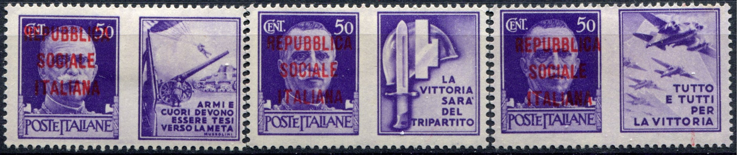 Italy with overprint Mi.# ? MH* Propaganda Stamps | Europe - Italy ...