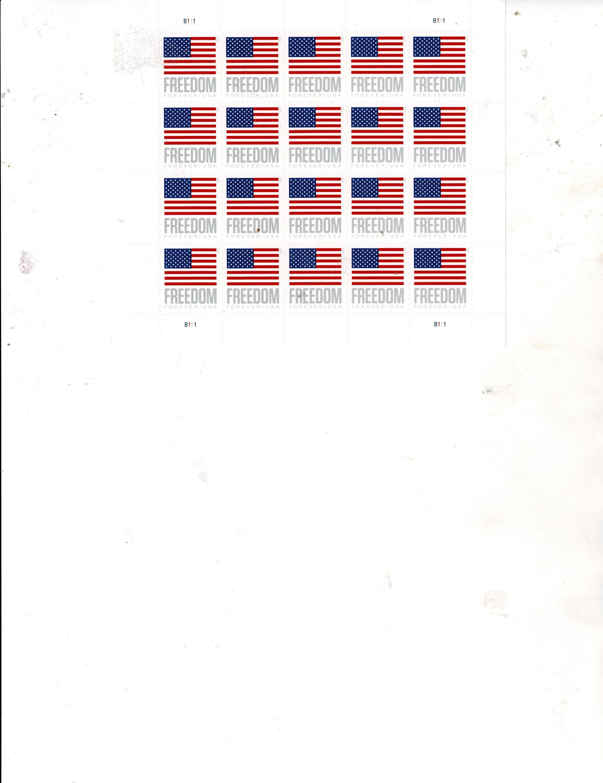 Freedom Flag Forever US Postage Sheet #5787 VF MNH | United States ...